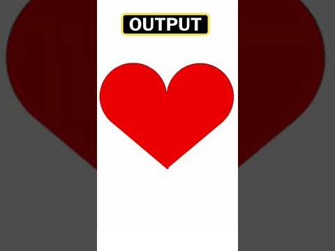 Draw a heart ❤️ and Write "I Love You" With Python Turtle | #shorts #shortvideo #codingshorts