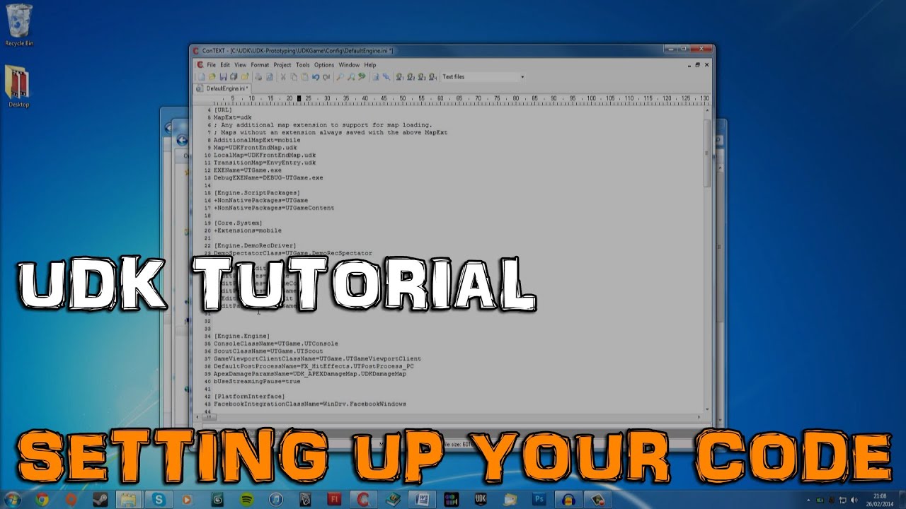 UDK Tutorial: Setting Up Your Code