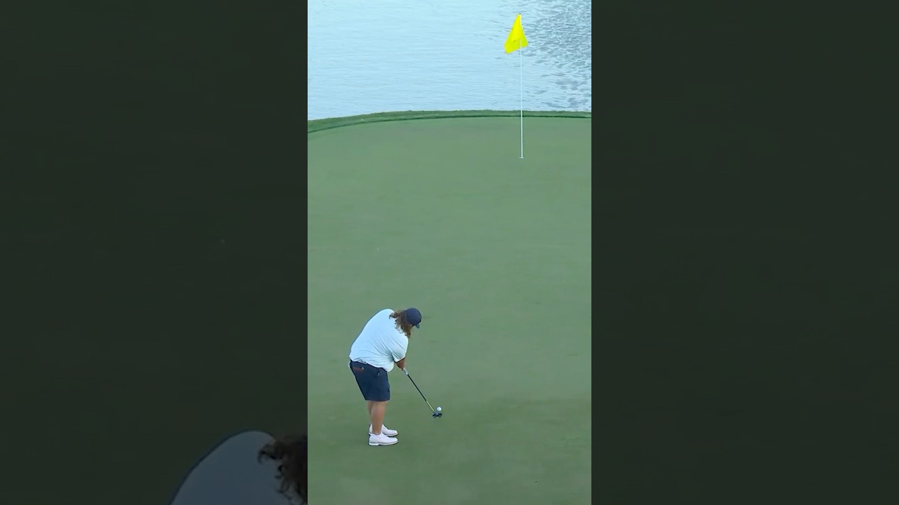 DREAM moment on 17th hole 💙