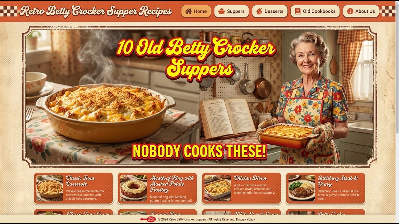 10 Forgotten Betty Crocker Recipes You Have to Try Before They Disappear