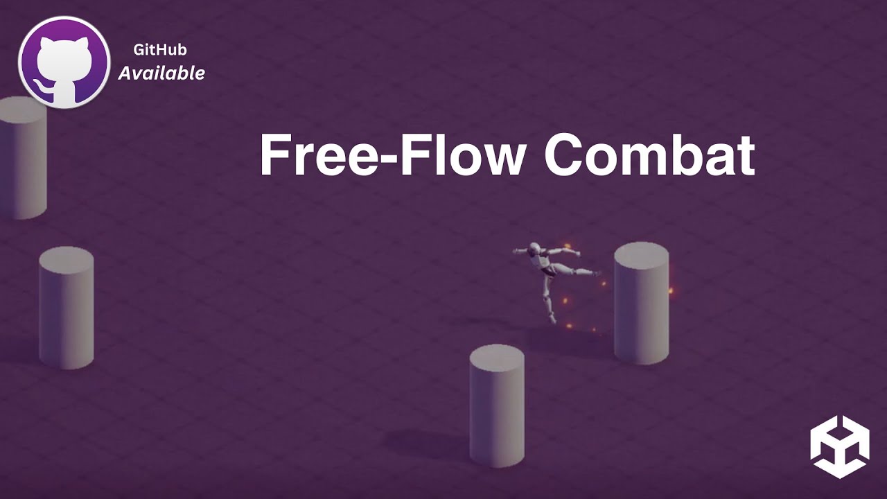 [GitHub Available] Unity 3d Free flow combat like Batman Arkham. Mix and Jam.