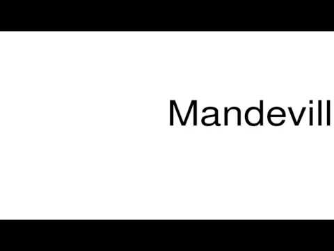 How to pronounce Mandevilla