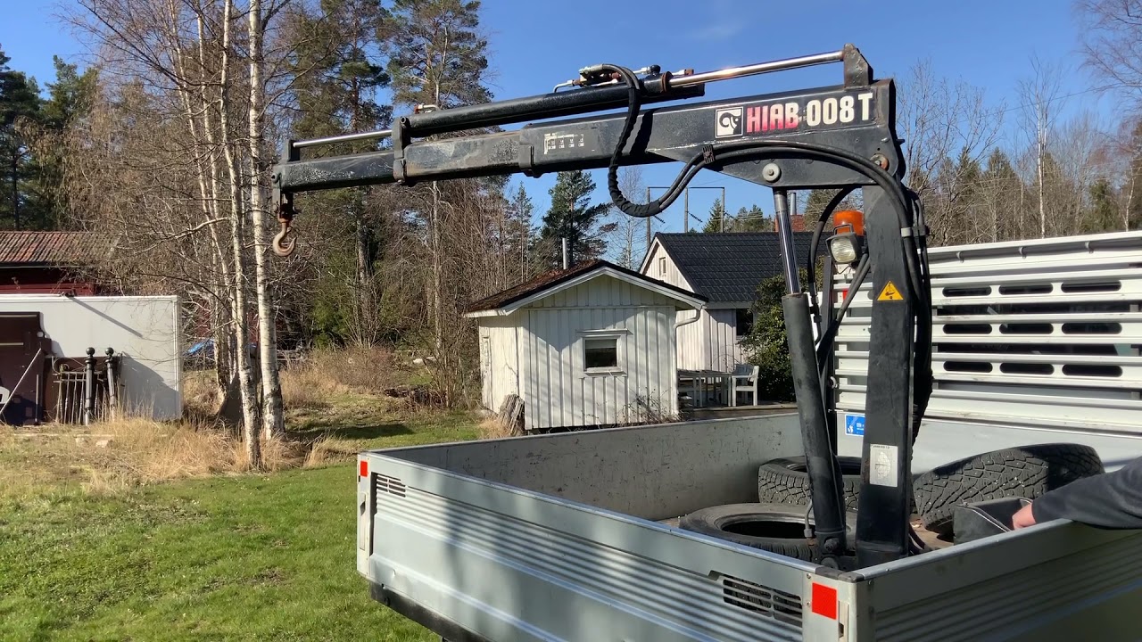 Klaravik Auktioner | Lätt lastbil Ford Transit med hiab-kran