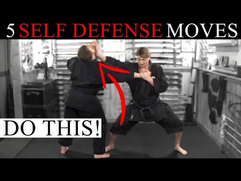 5 SELF DEFENSE MOVES EVERYONE SHOULD KNOW | Ninjutsu Martial Arts ...