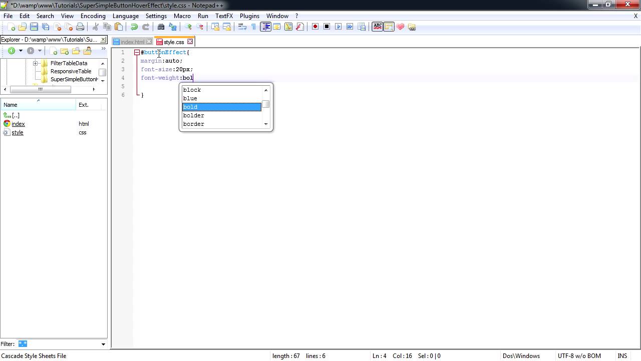 Super simple button hover effect with CSS/HTML