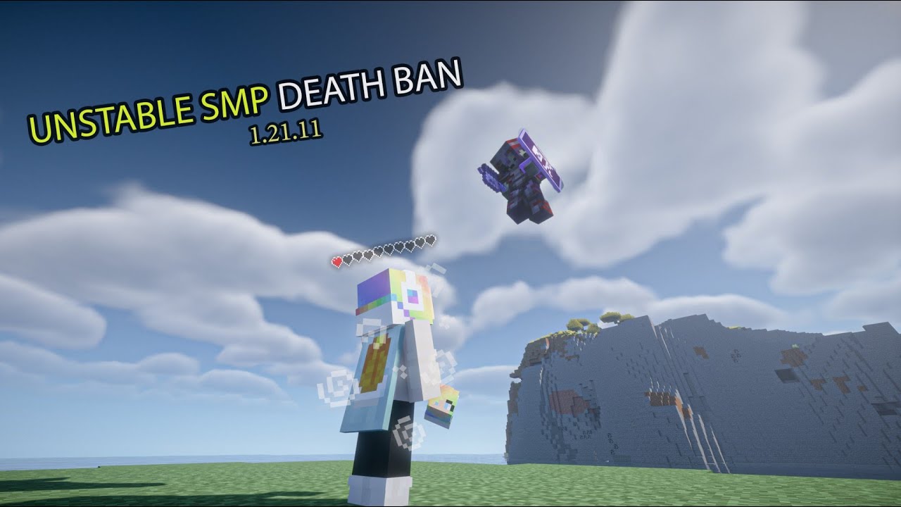 How to make UNSTABLE SMP DEATH BAN in Minecraft! (Command Block Tutorial)