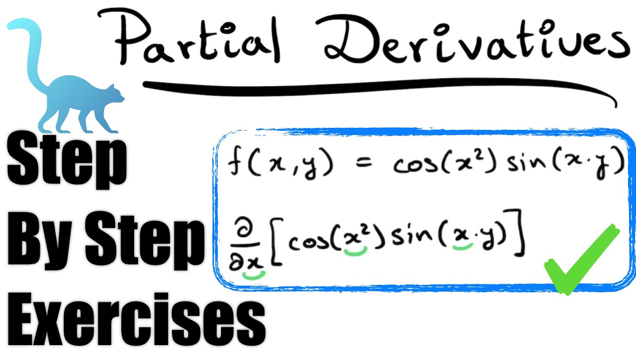 Partial Derivatives - Exercises (Step by step)