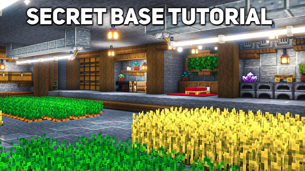 Minecraft: Underground Base Tutorial (how to build 1.19) - Minecraft Builders