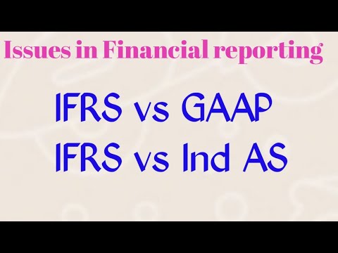 IFRA vs Indian AS | IFRA vs GAAP | Difference between Indian Accounting standards and IFRS