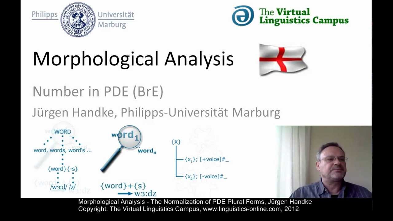MOR106 - Morphological Analysis (PDE)