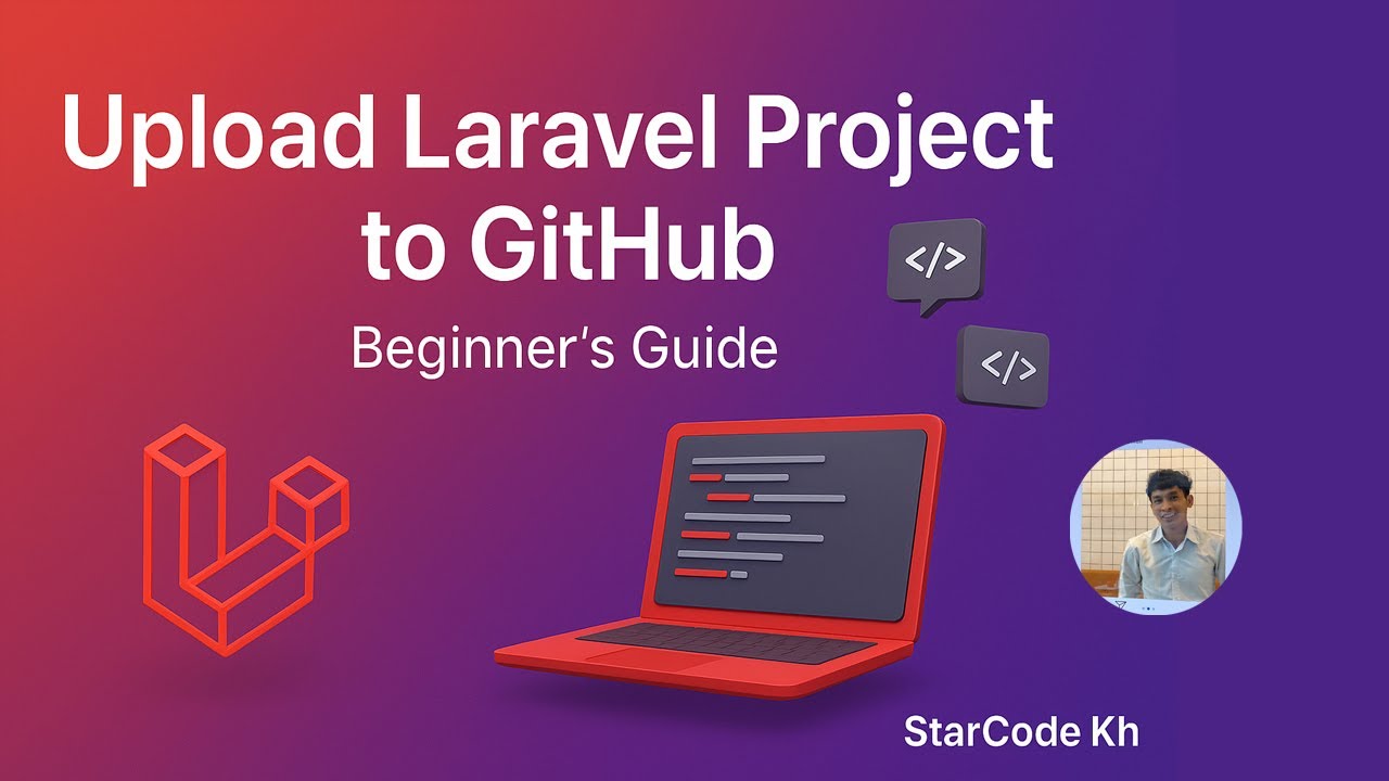 Upload Laravel Project to GitHub | Step-by-Step Beginner’s Guide