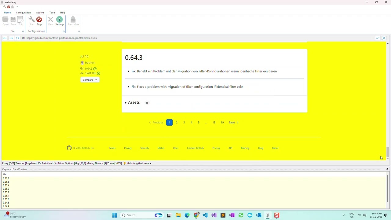 How to Scrape GitHub Release Notes?  | WebHarvy