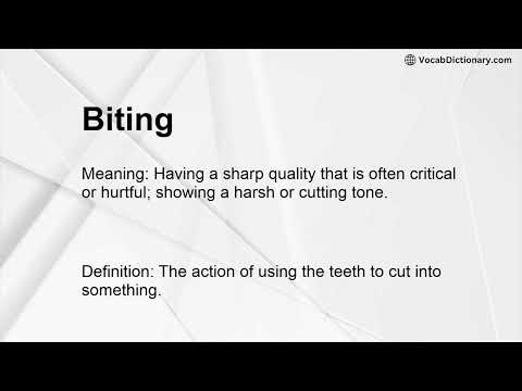 Biting Meaning
