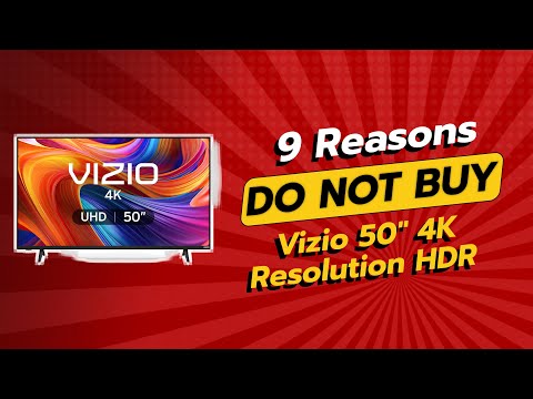 DON'T BUY VIZIO 50" 4K HDR SMART TV Before Watching! 😱 (9 Reasons)