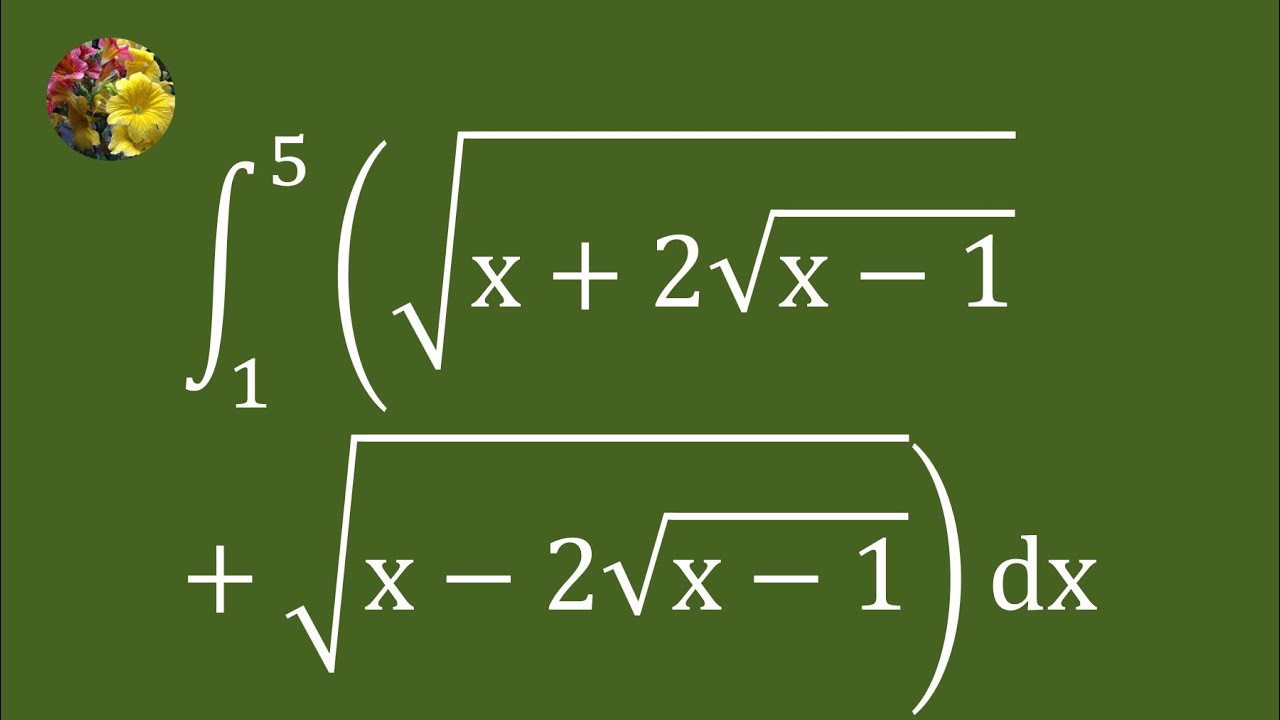 2nd method to evaluate the definite integral using basic techniques (NP IIT JEE-Math-D16A)