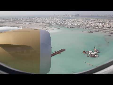Landing at Bahrain Airport