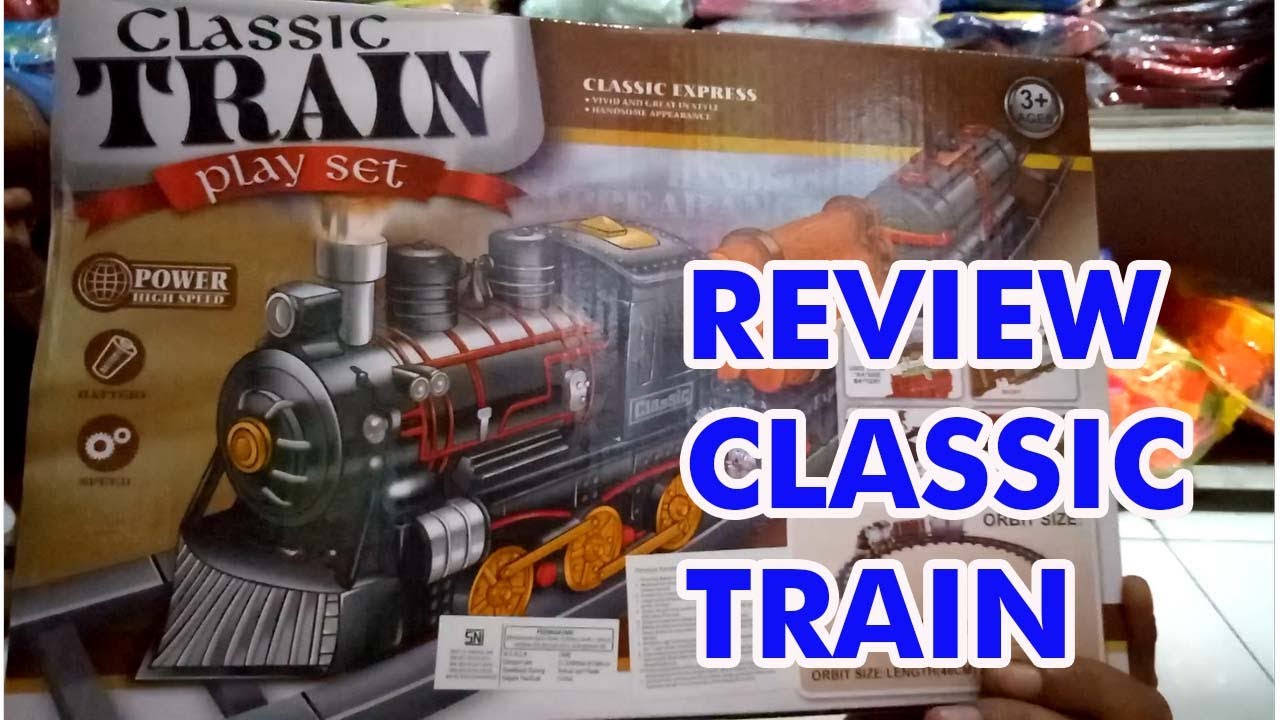 REVIEW CLASSIC TRAIN PLAY SET |  KERETA API KLASIK