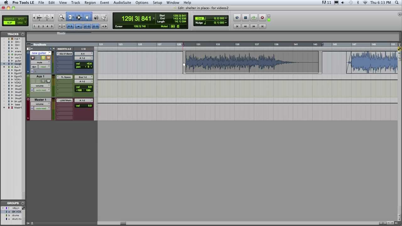 Pro Tools Basics - Part 6 - Automation