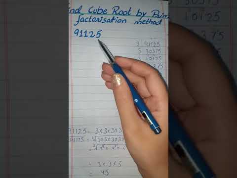 cube root of 91125 #shorts