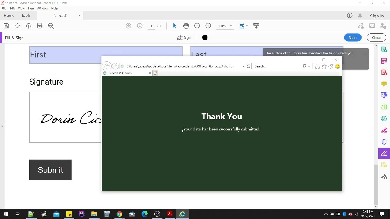 How to create a fillable pdf form in 2021 | AbcSubmit | FREE