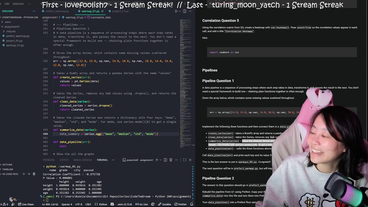 🛑 LIVE ️🎥 - Code The Dream - Python 200 - Python AI and Cloud Computing