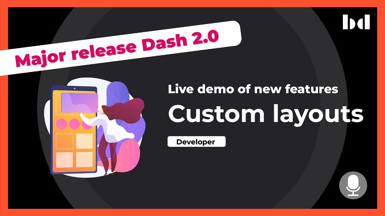 The Mustache template serves as the framework for defining the layout structure