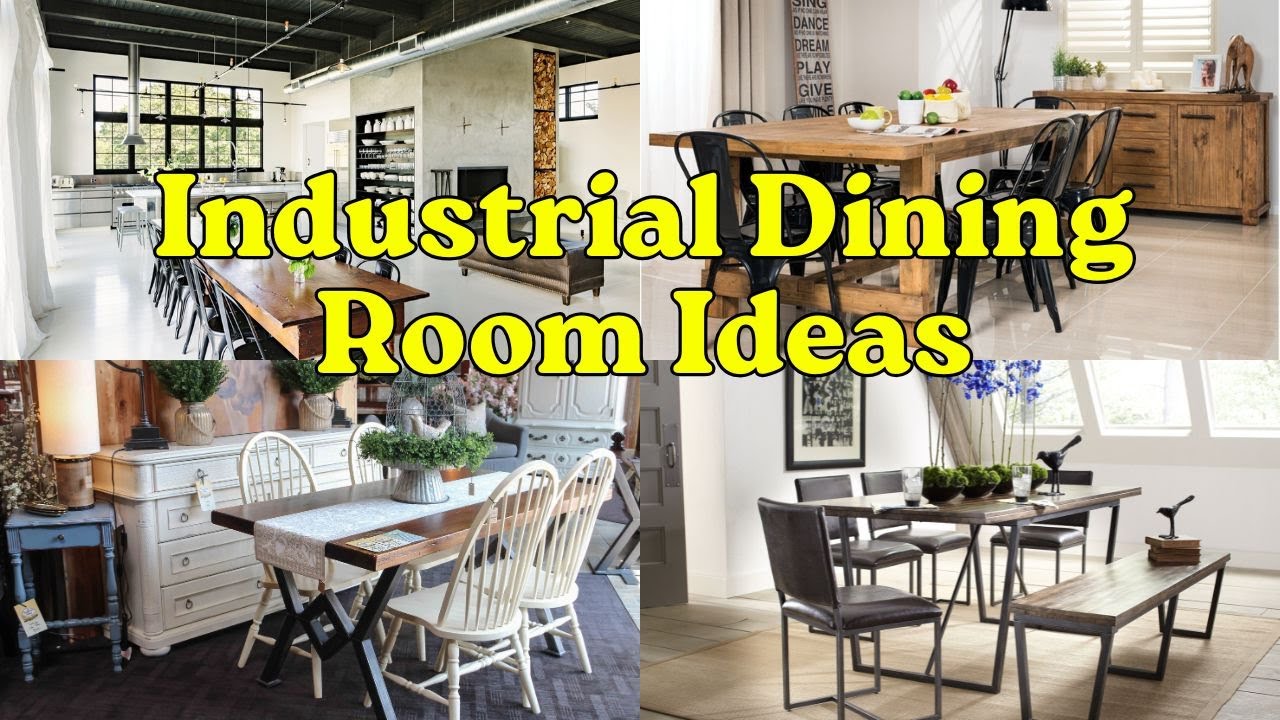 Industrial Dining Room Ideas That Combine Raw Materials With Modern Elegance Dining Room Decor