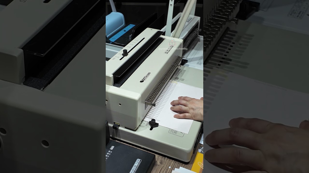 Wire Binding Machine  #gracefulhomeschooling #smallbusiness #printingbusinessphilippines