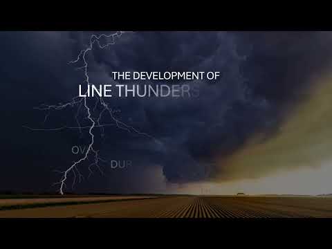 Line Thunderstorms and Moisture Fronts