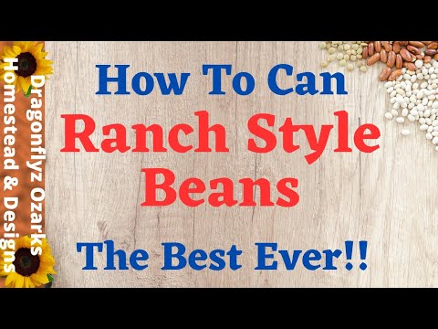 Ranch Style Beans Pressure Canning How-To DIY