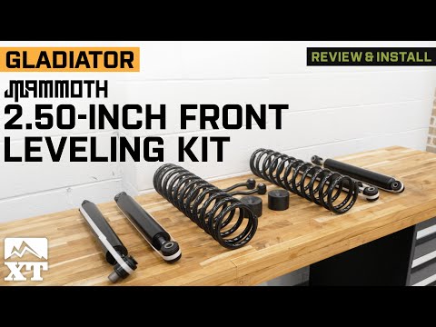 Jeep Gladiator JT Jeep Licensed by Mammoth 2.50-Inch Front Leveling Kit Review & Install
