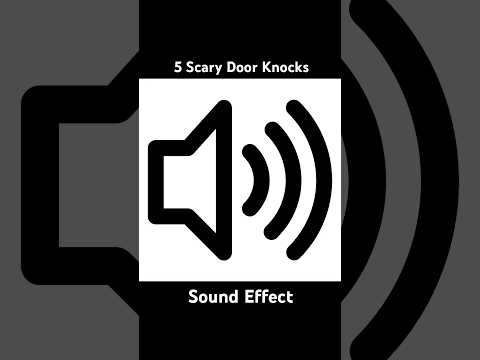 5 scary door knocks sound effect #shorts