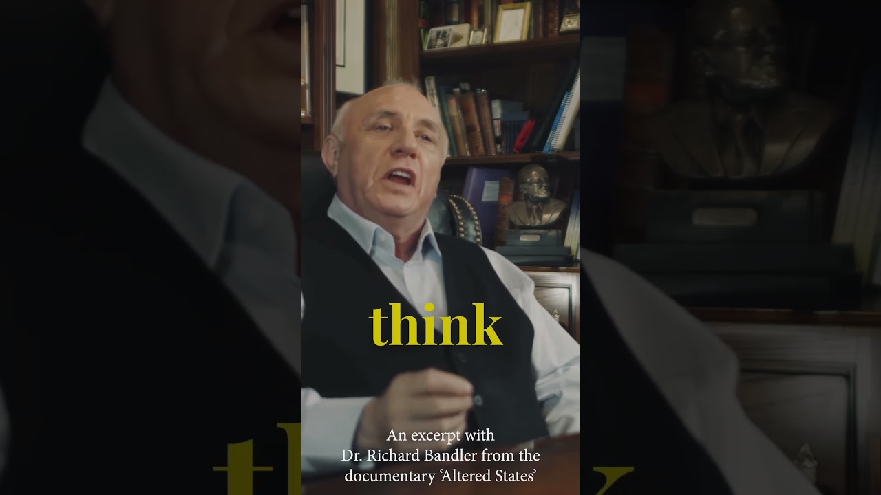 Watch the entire documentary free on our YouTube channel. #NLP #richardbandler #documentary #change