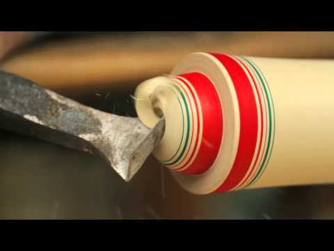 Relaxing & Calm - Making a traditional Japanese wooden Kokeshi Doll