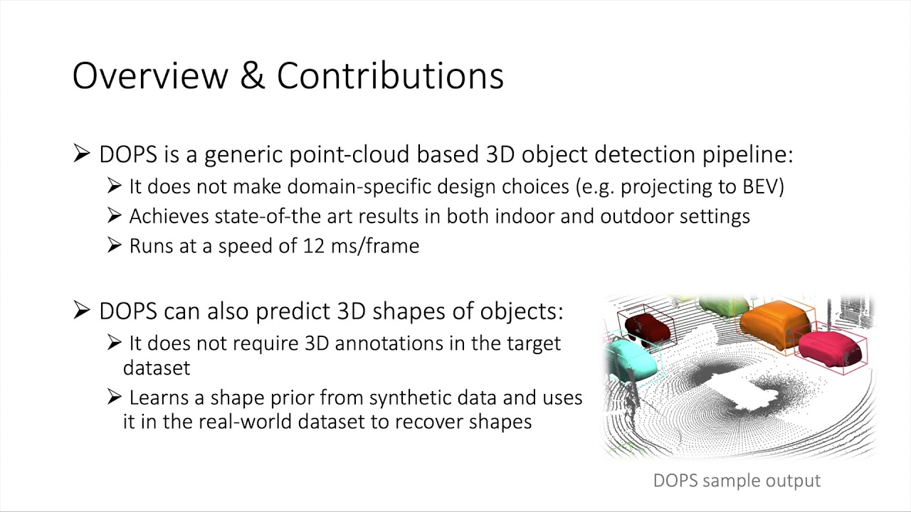 DOPS: Learning to Detect 3D Objects and Predict Their 3D Shapes