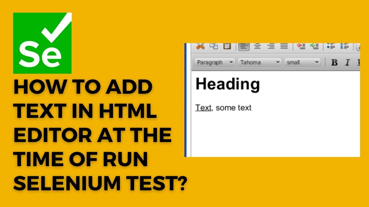 Enter Text into a HTML text editor  using JavascriptExecutor in Selenium WebDriver