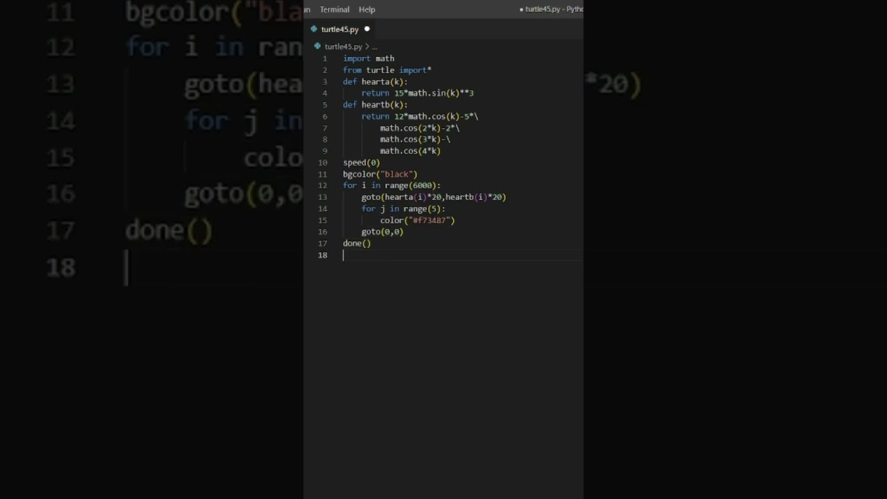 Impress your crush using python...😉😍#python #youtube #shortvideo #shorts