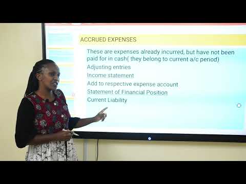 End of year Adjustments to the final accounts