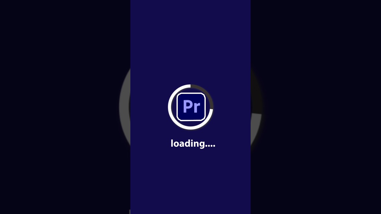 Premiere Pro Tutorial - How To create a circular loading bar (Progress bar) #premierepro