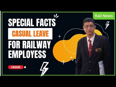 casual leave for railway employee| cl in railway|
