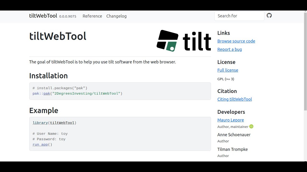 A containerized shiny app with toy data