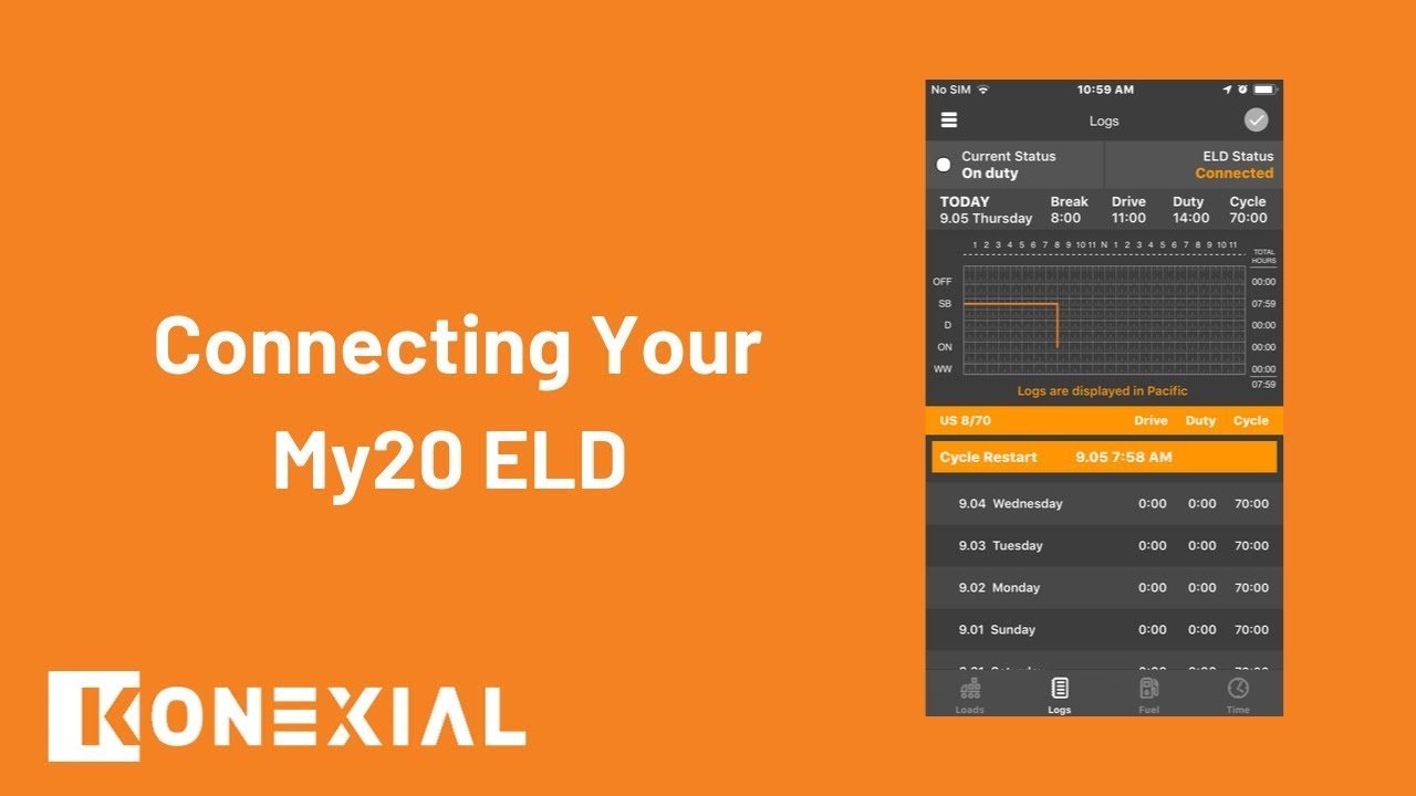My20 ELD How to Connect to Your ELD Tutorial