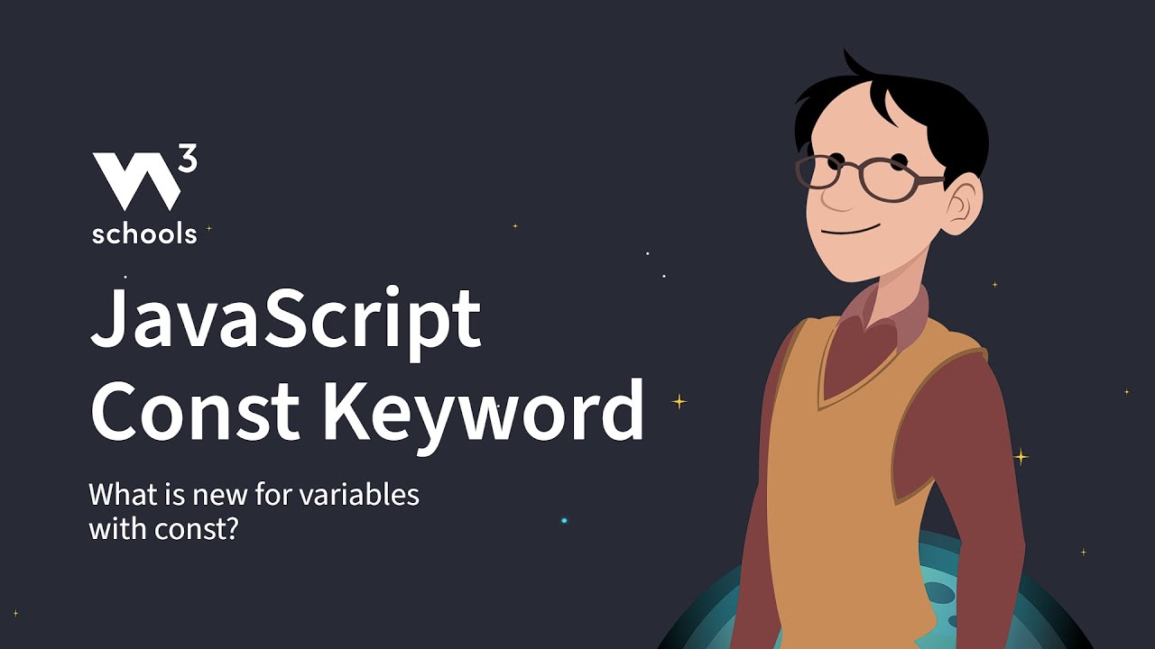 JavaScript - const Keyword - W3Schools.com