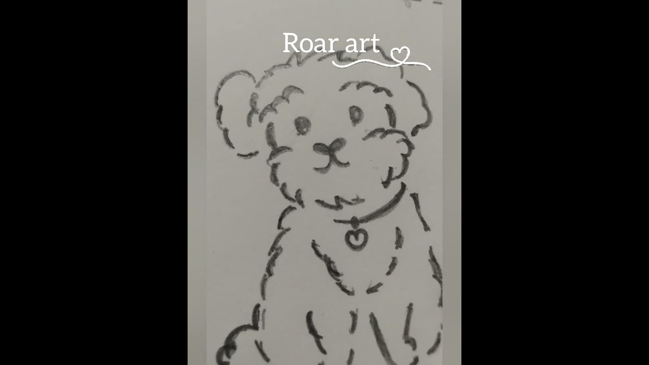 Dog lovers | cute dog drawing @Roar-sw3vo