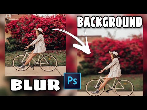 how to blur background in photoshop 2022