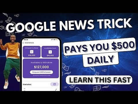 Earn $500 Using Google news Trick #earnmoneyonline