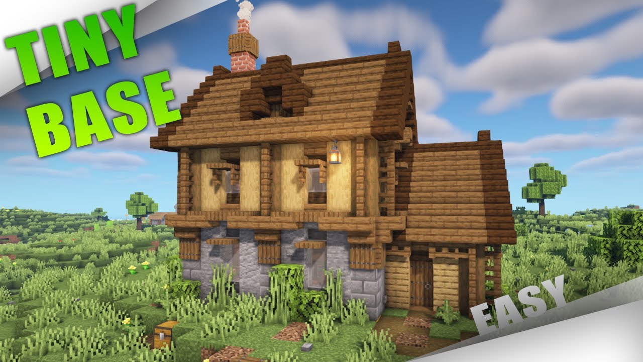 Minecraft: How to Build a Quick and Easy Survival Starter Base for 1 Player Tutorial - Minecraft ...