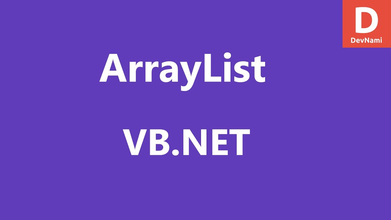 VB.Net ArrayList