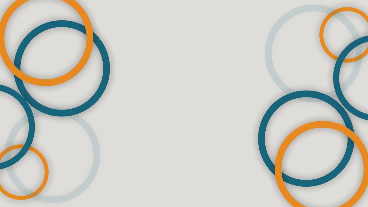 Light Abstract Ring Animated Video Backgrounds Blue and Orange
