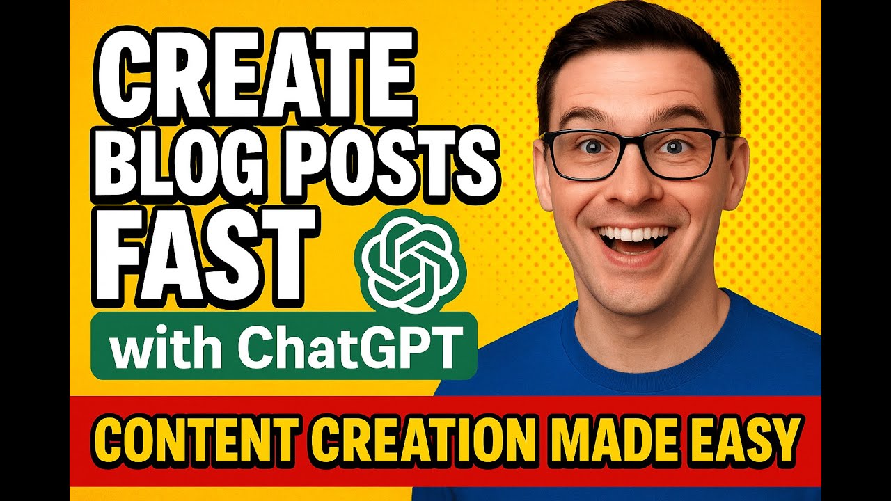 Create Blog Posts Fast with ChatGPT | Content Creation Made Easy